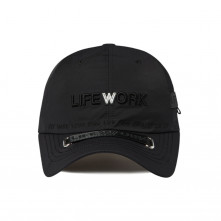 Lifework Korea Lettring baseball cap Black | Level Up