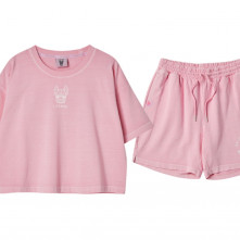 LIFEWORK KOREA LADOK LOGO PIGMENT SHORT SLEEVED T-SHIRT + SHORT PANTS ...