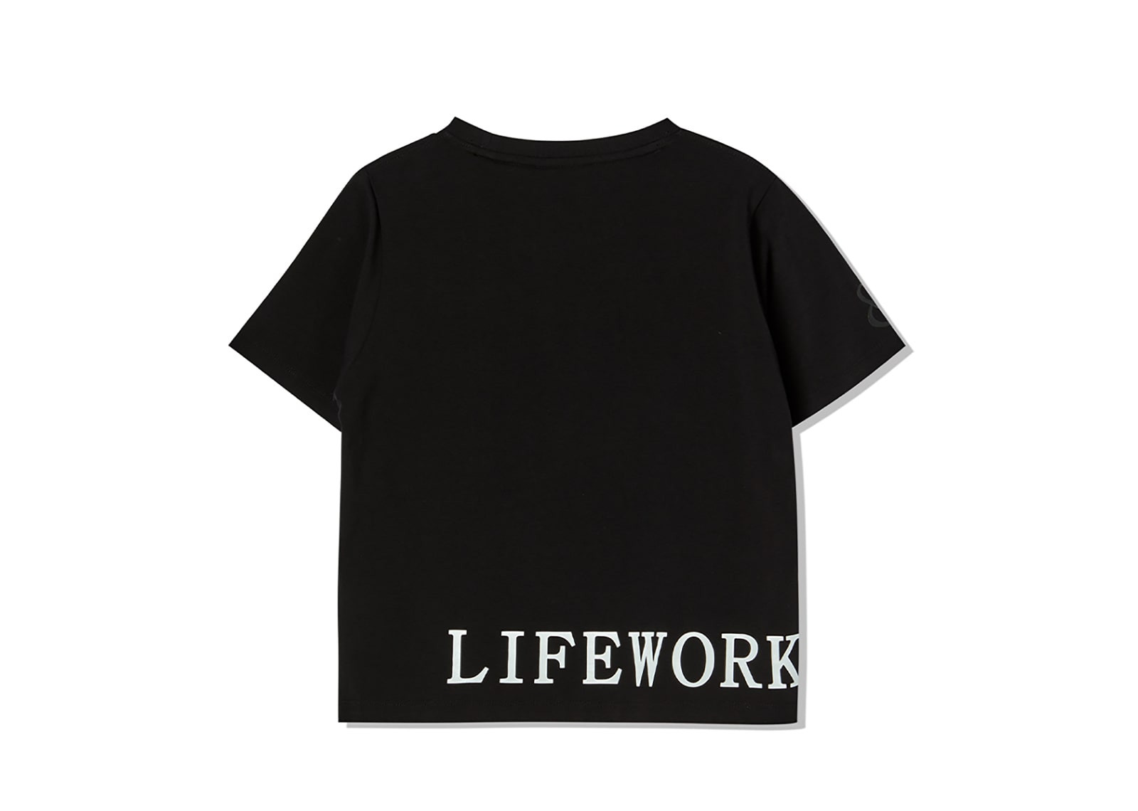 Lifework Korea Single Ladok Short Sleeve Tee Black W | Level Up