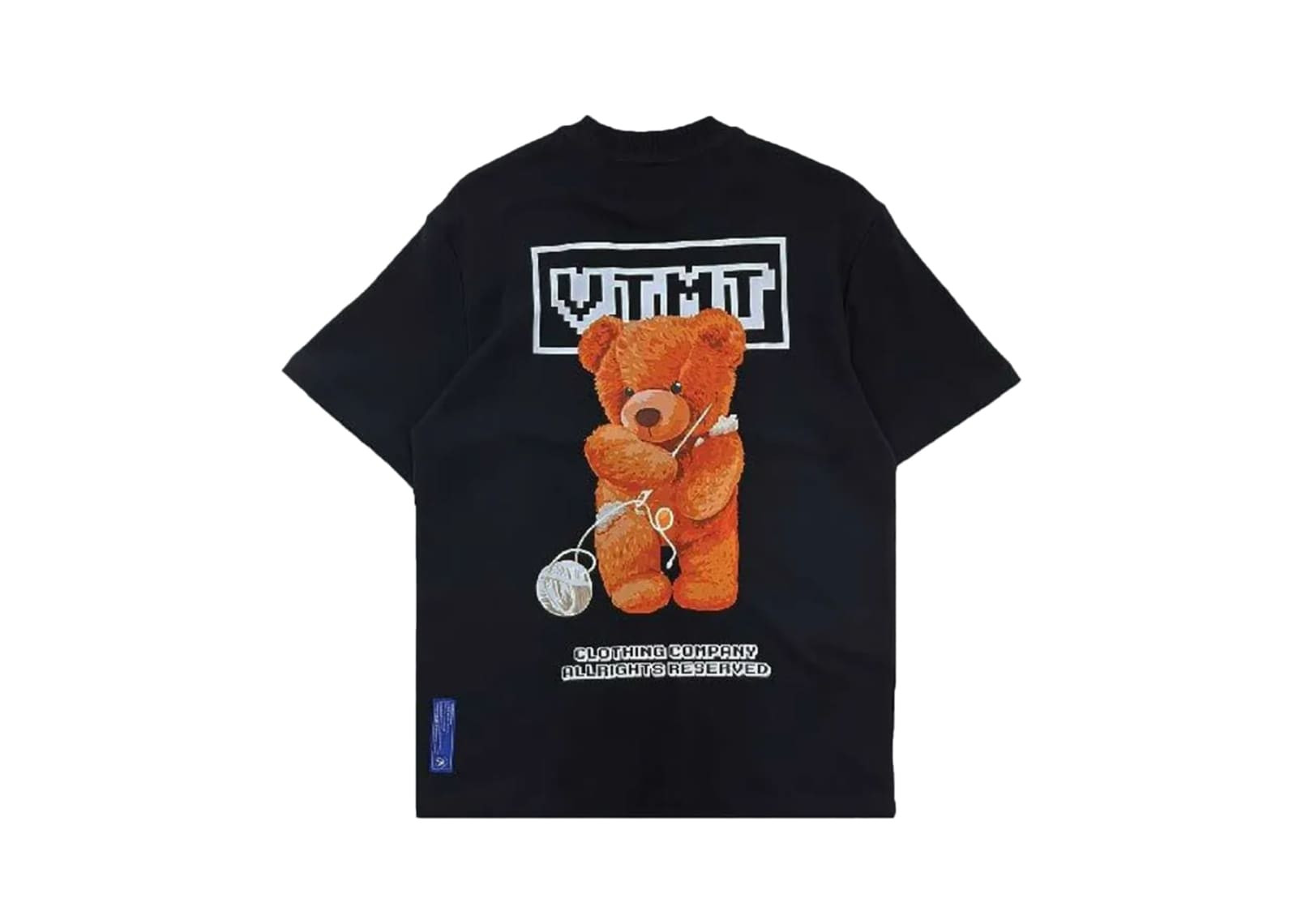 VTMT PIXEL BEAR TEE BLACK | Level Up